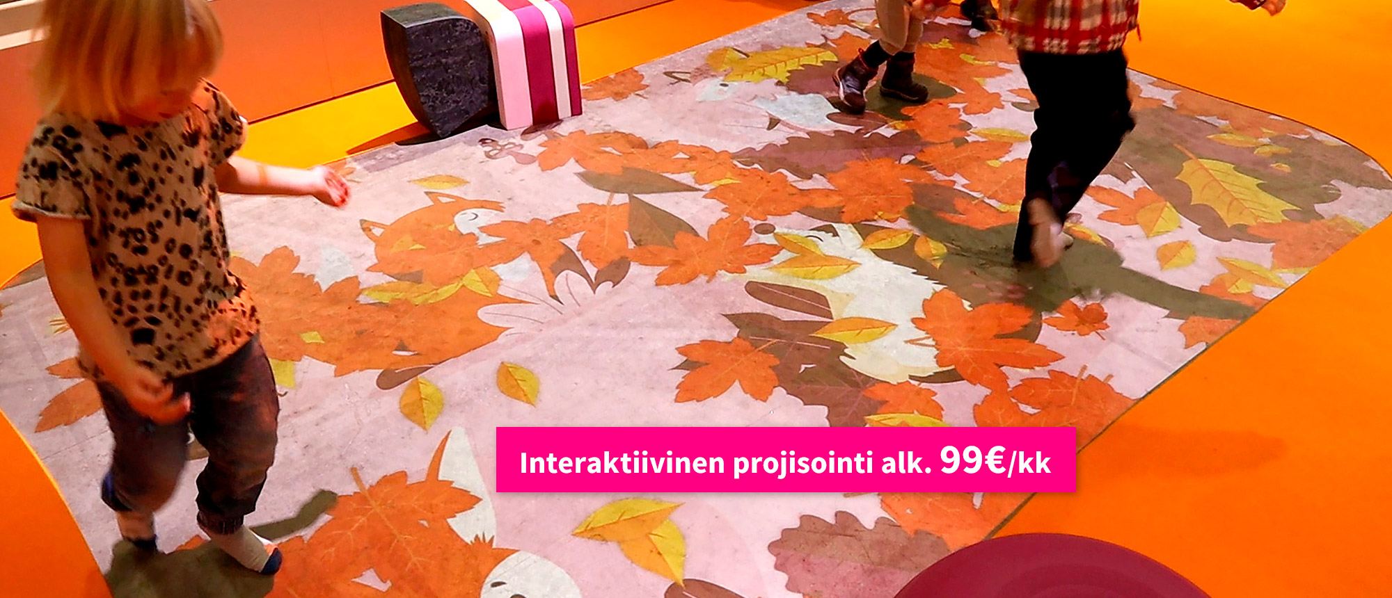 Interaktiiviset näytöt myymälään, tapahtumaan ja messuille